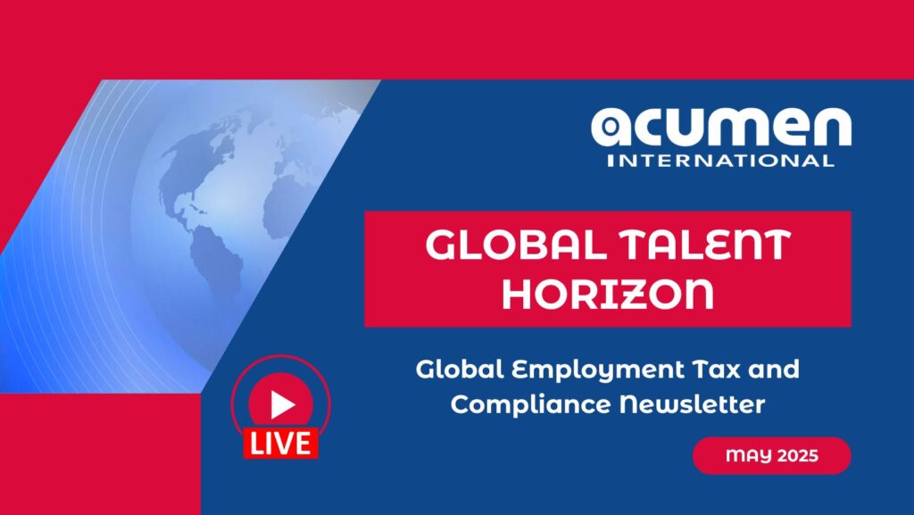 Global Employment Tax and Compliance Newsletter. May 2025 - Express Global Employment